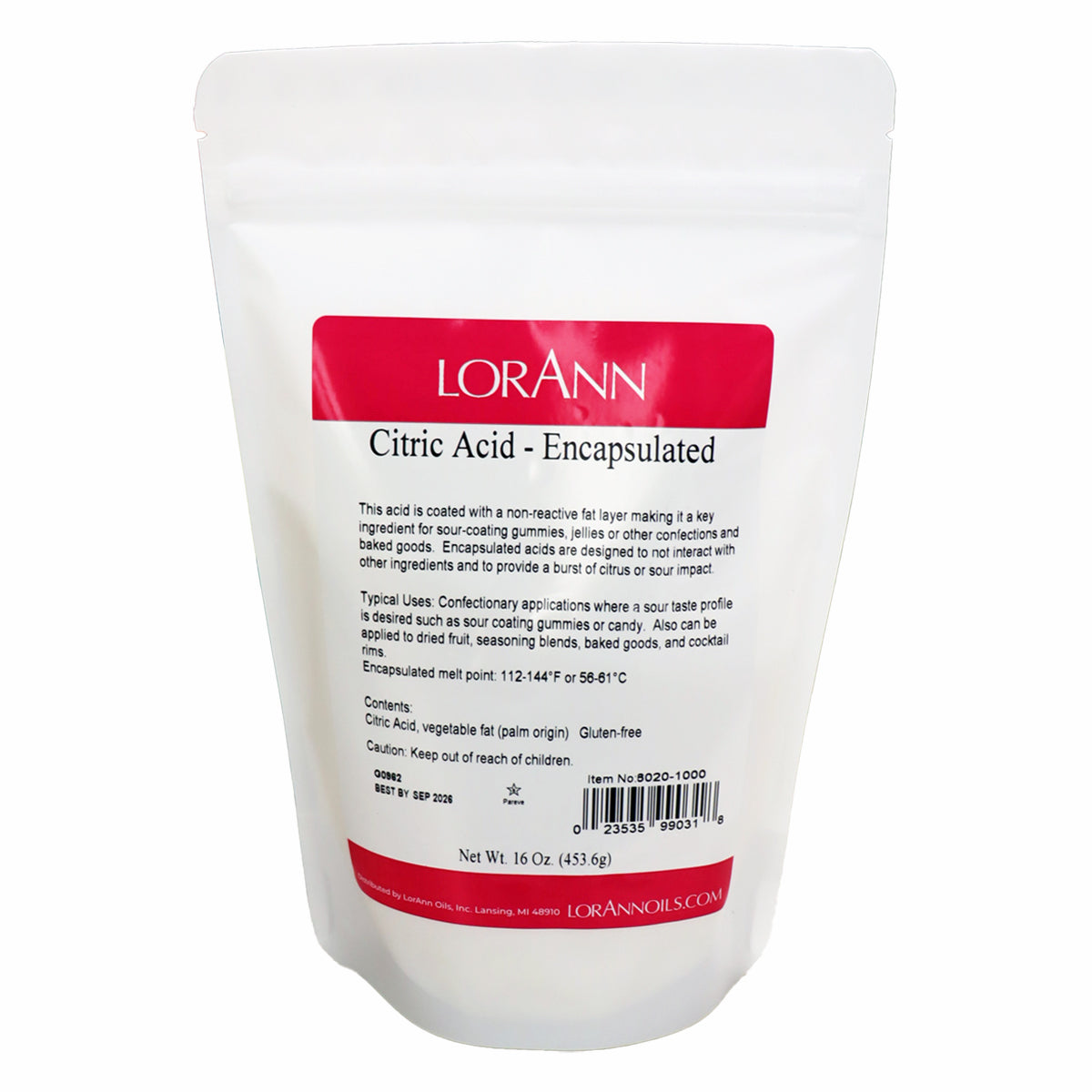 LorAnn Encapsulated Citric Acid | Candy Pros
