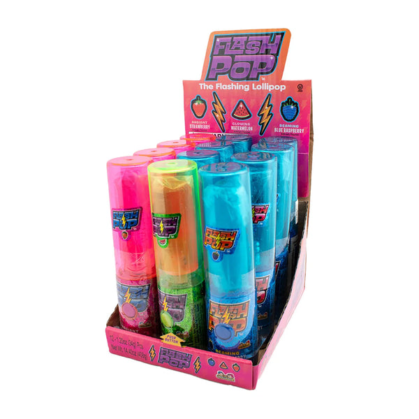 Kidsmania Flash Pop | Light-Up Lollipop Candy | Candy Pros